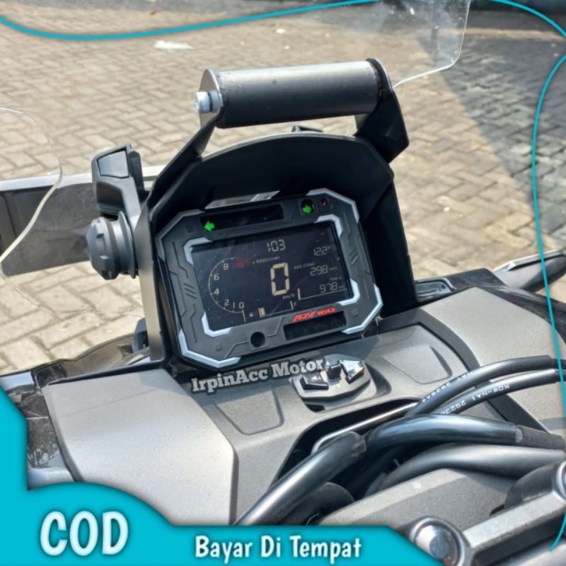 Jual ADM Stiker Antigores Spidometer ADV 160 V2 bahan karet | Shopee ...