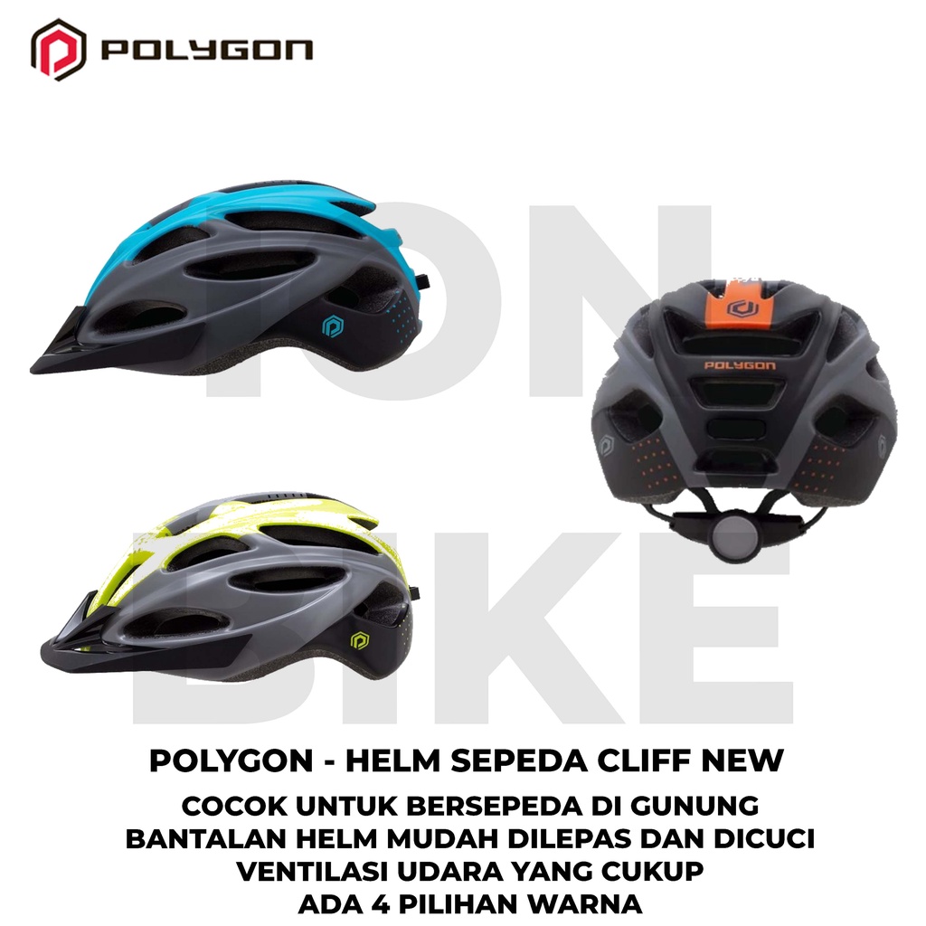 Jual Helm Polygon Cliff terbaru - Helm Sepeda MTB Polygon Cliff ...
