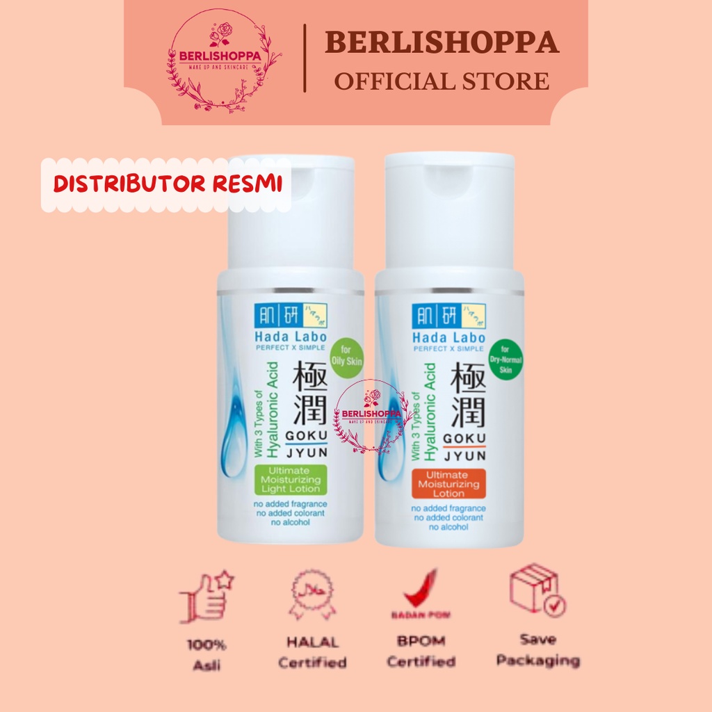 Jual Hada Labo Gokujyul Ultimate Moisturizing Lotion / Lightening ...