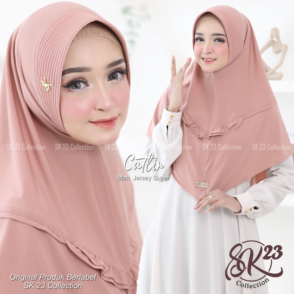 Jual HIJAB INSTAN CATLIN PREMIUM ORIGINAL SK 23 COLLECTION | Shopee Indonesia