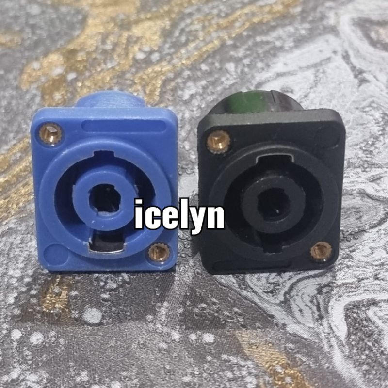 Jual Soket Spikon 4p Blue Socket Segi Biru + Baut Drat | Shopee Indonesia