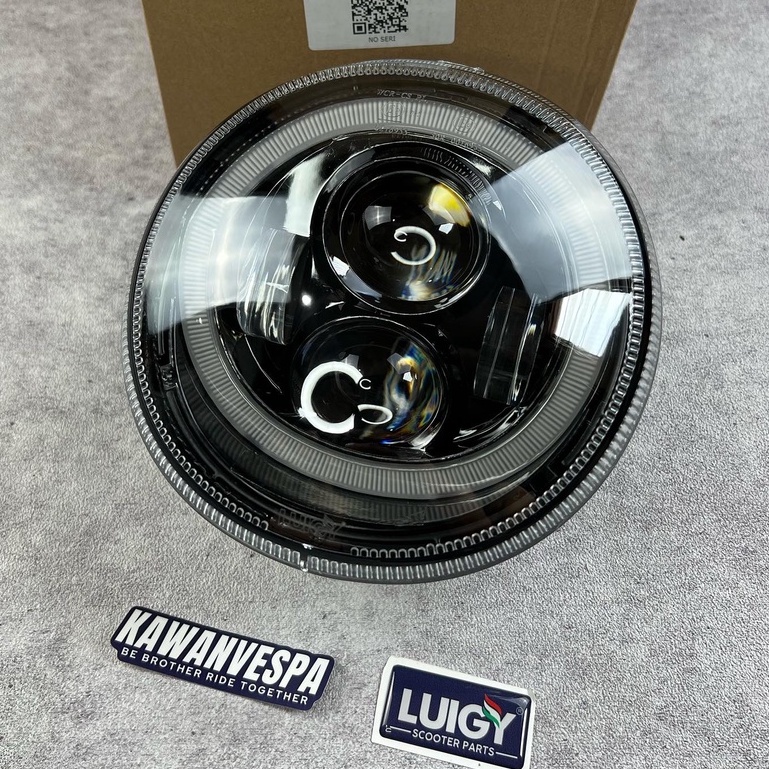 Jual Headlamp Led daymaker Luigy with DRL HD-02 for vespa GTS series ...