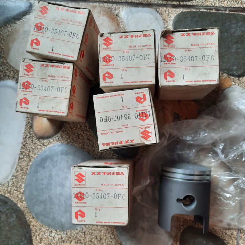 Jual Piston suzuki RC 80 ukuran standar OS 0 asli suzuki SGP japan ...