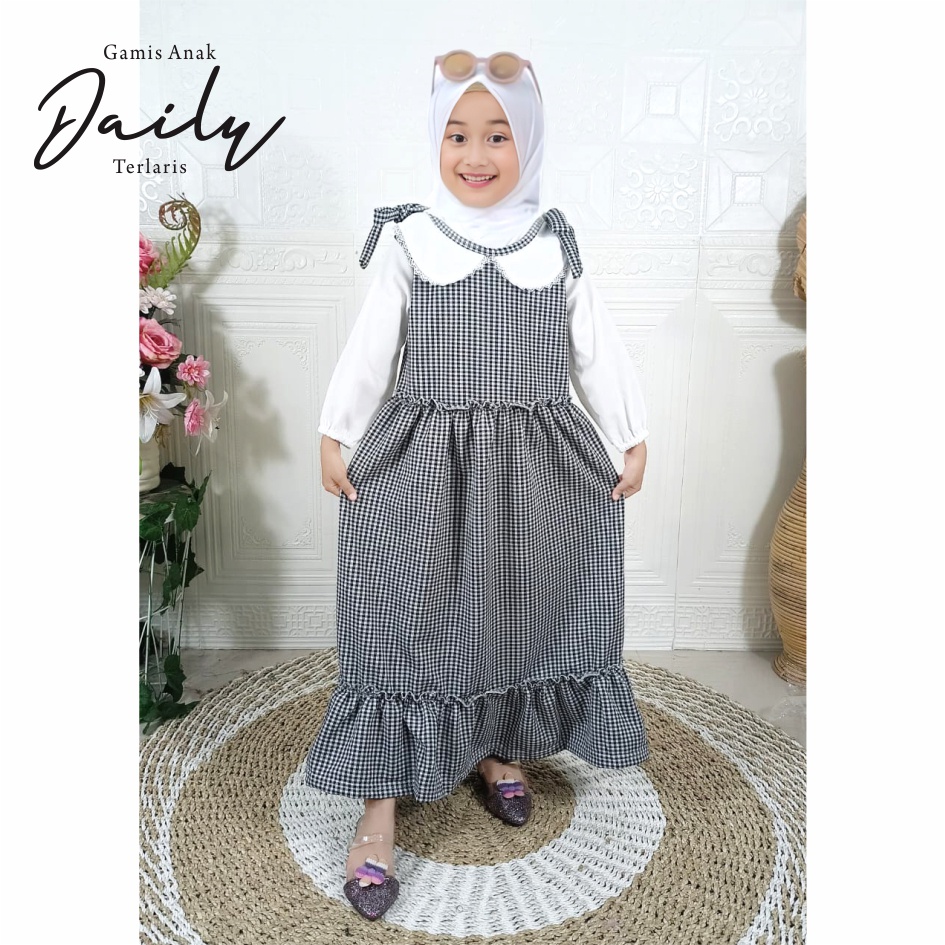 Jual Gamis Daily Anak Terlaris 691 GOGOFASHION | Shopee Indonesia