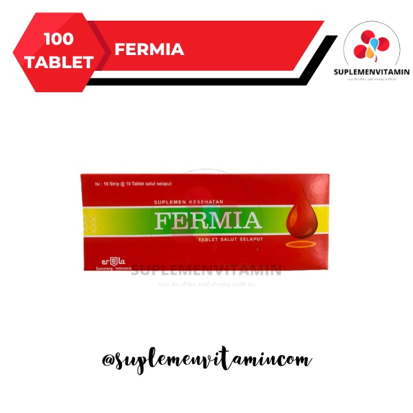 Jual Fermia Suplemen Vitamin Mineral untuk Menambah Darah Ibu Hamil dan ...