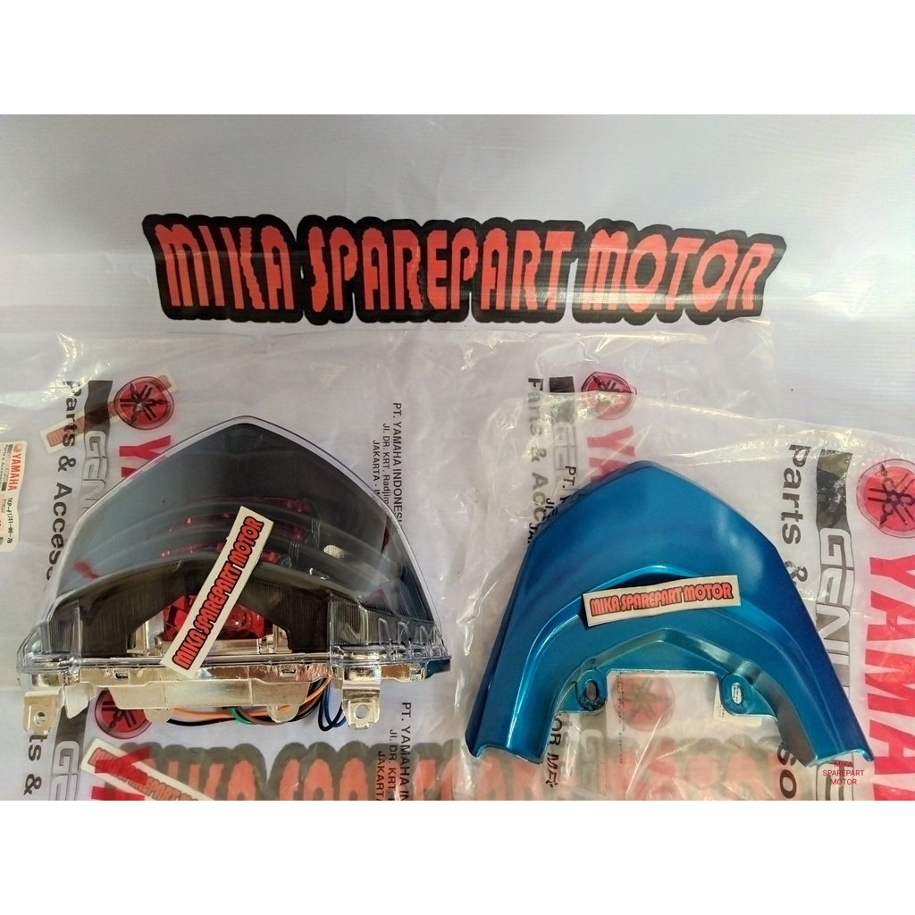 Jual LAMPU DAN PET TAIL MIO SOUL GT BIRU TAHUN 2012-2014 / COVER LAMPU ...