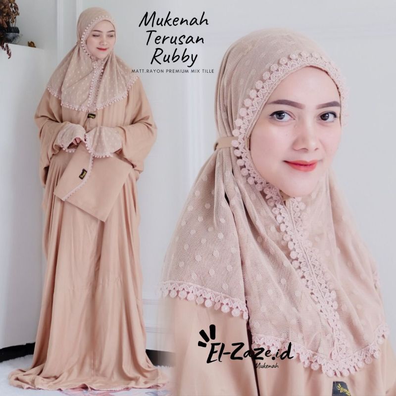 Jual MUKENA RUBBY MUKENA TERUSAN MUKENA RAYON ADEM | Shopee Indonesia