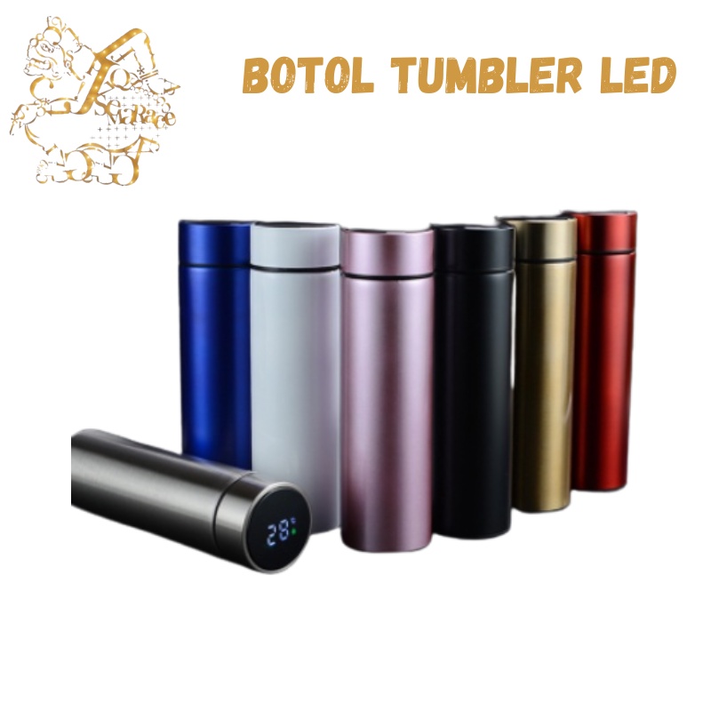 Jual BOTOL MINUM THERMOS TUMBLER PENGUKUR SUHU PANAS DAN DINGIN ...