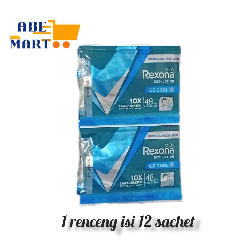 Jual Rexona men sachet (1 renceng isi 12 sachet) | Shopee Indonesia