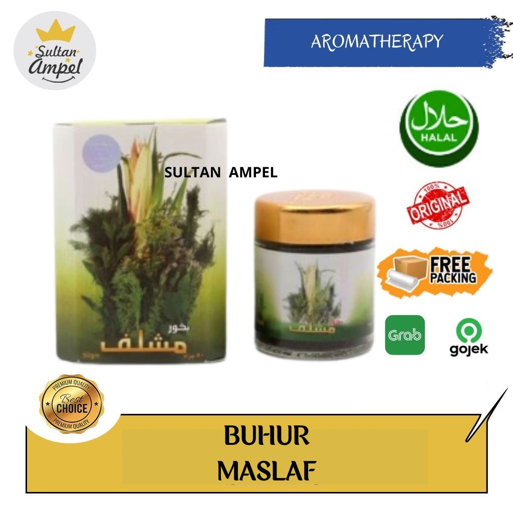 Jual Isi Bukhur Bakhoor Buhur MASLAF Wangi Fresh Herbal Daun Mint ...