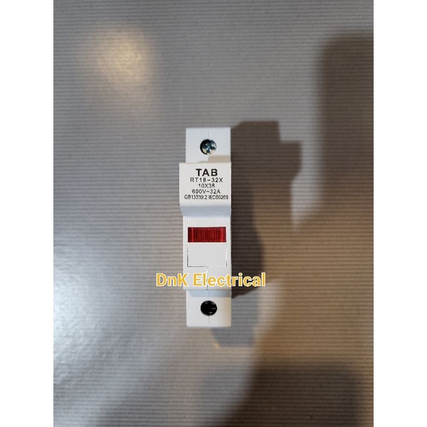 Jual Din Rail Fuse/Rumah Fuse merk TAB RT18-32X | Shopee Indonesia