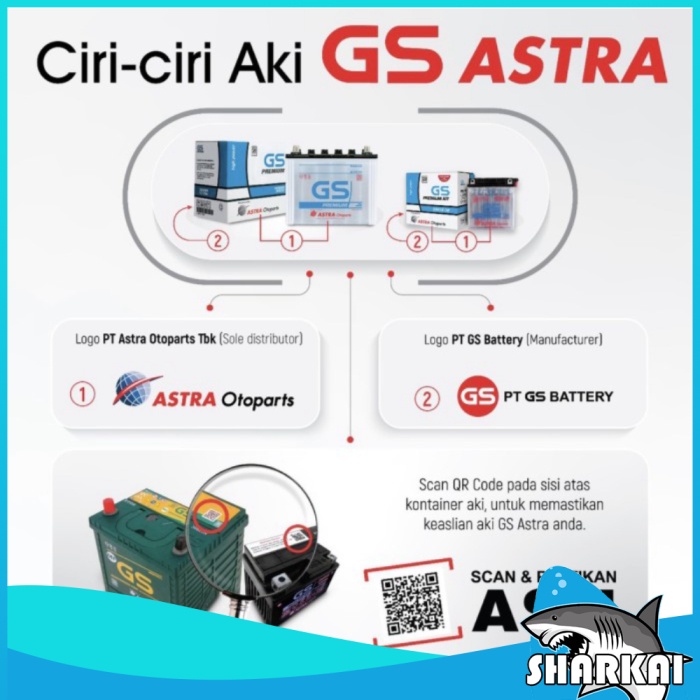 Jual Accu / Aki GS ASTRA GTZ6V | Shopee Indonesia