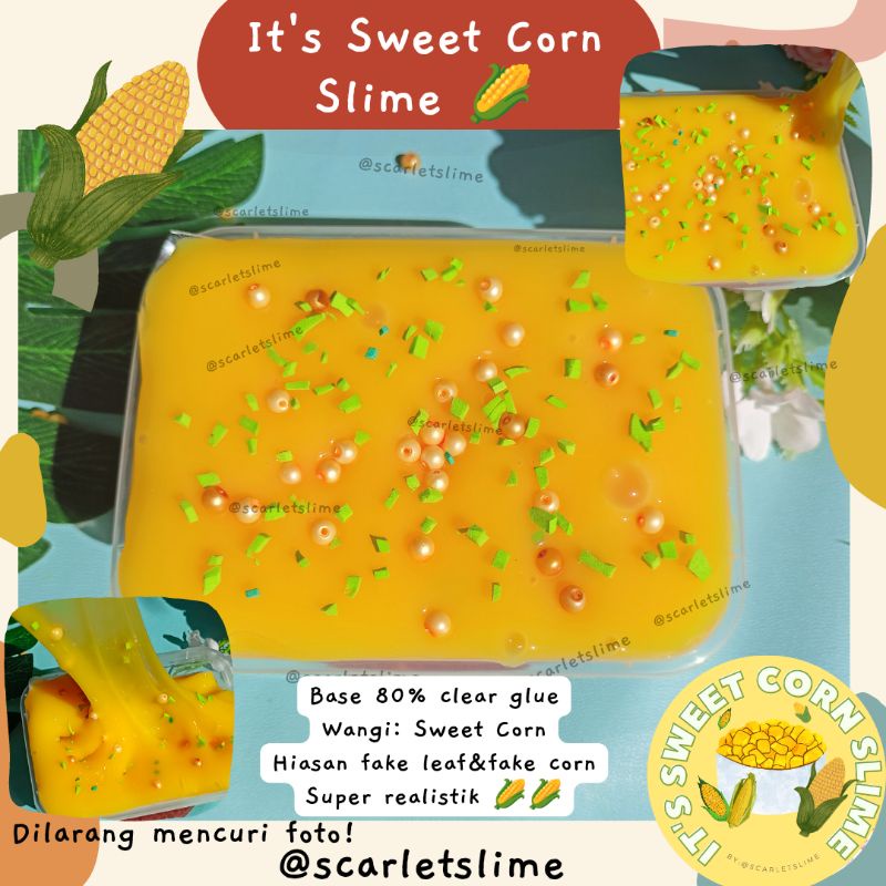 Jual It's Sweet Corn Slime// Corn slime | Shopee Indonesia