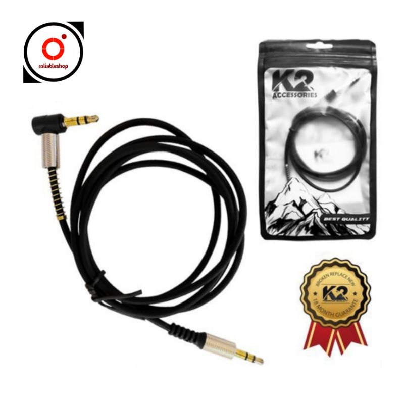 Jual Kabel Aux L String 3.5mm - 1123 | Shopee Indonesia