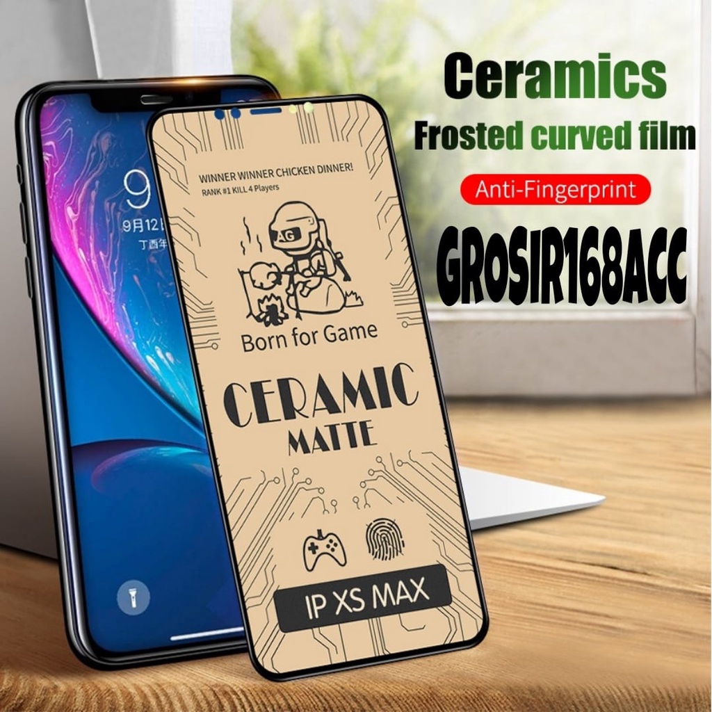 Jual TEMPERED GLASS CERAMIC MATTE ANTI FIGER PRINT ALL TYPE | Shopee ...