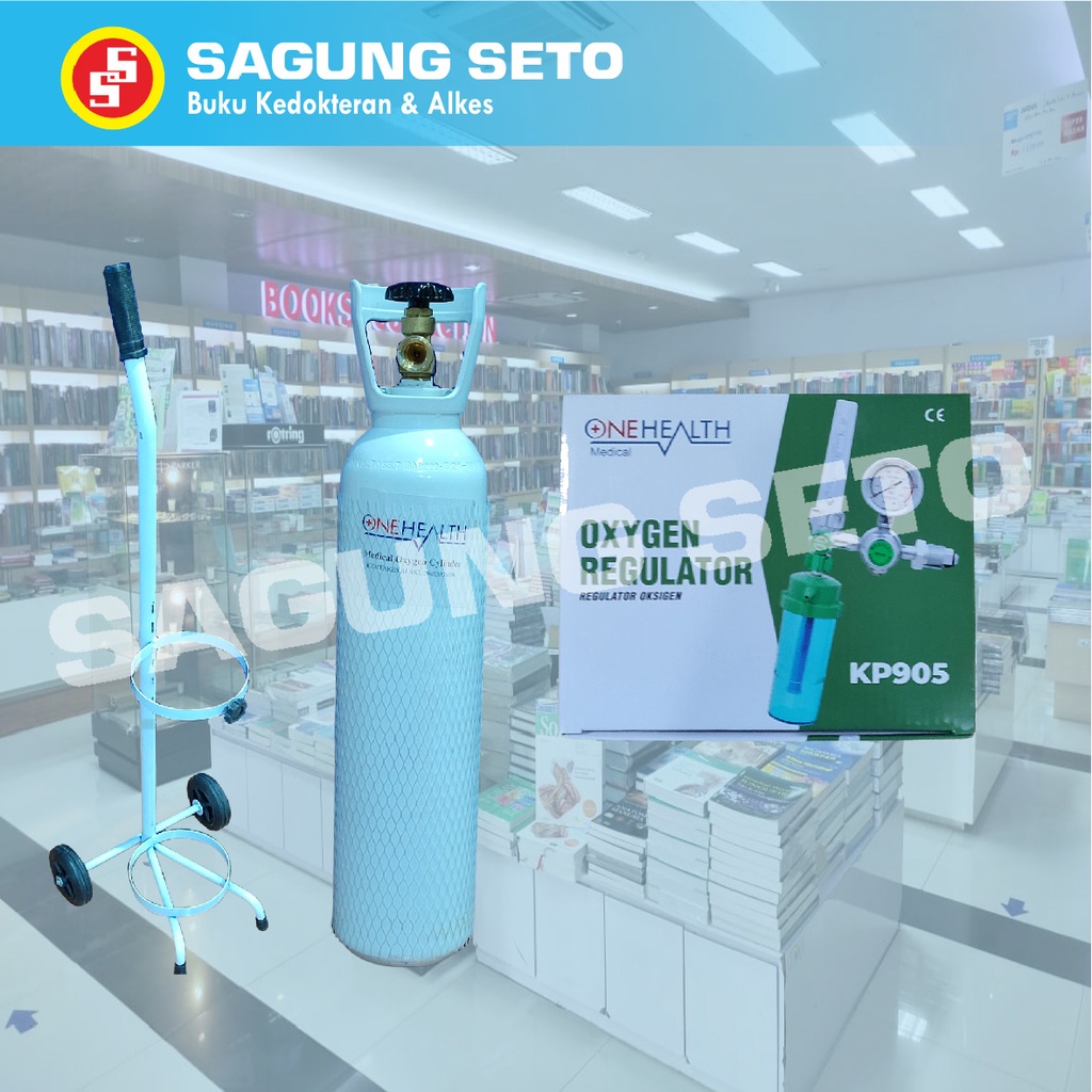 Jual TABUNG 02-TABUNG OKSIGEN ISI 1M3 ONEHEALTH (TABUNG + REGULATOR ...