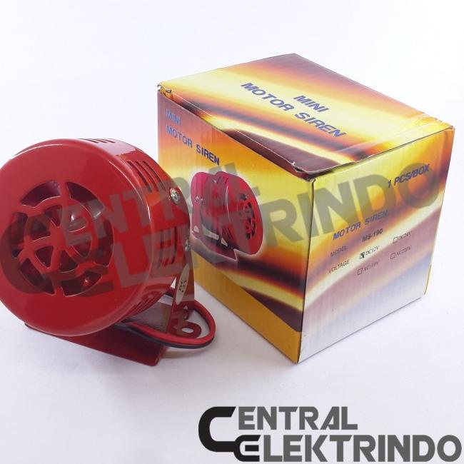 Jual SIRINE MINI | Alarm Sirene Mini AC 220v | Shopee Indonesia