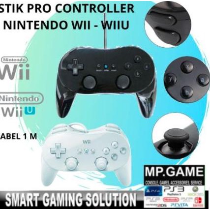 Jual Stik Stick Pro Controller Nintendo Wii- WIIU / Stik Nintendo Wii ...
