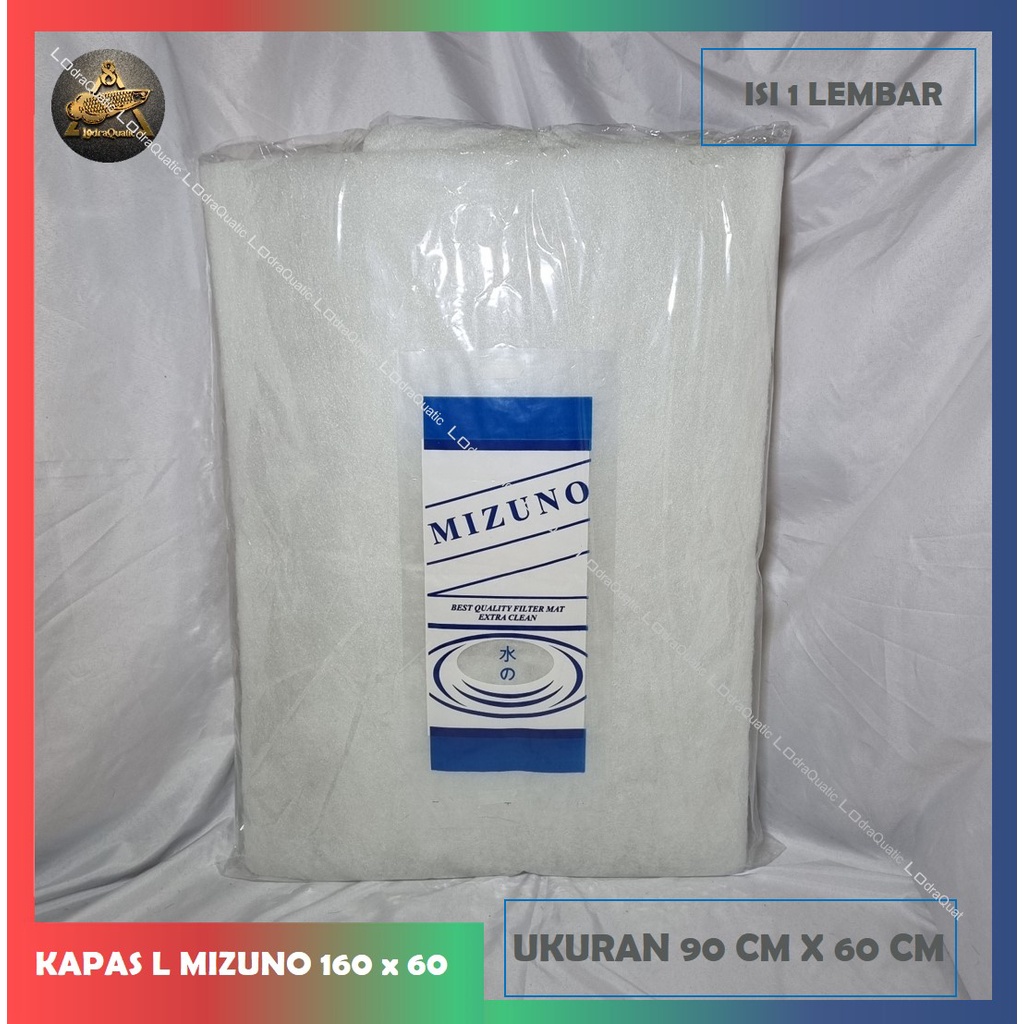 Jual {KAPAS MIZUNO L 160CM X 60CM} KAPAS BANTAL BESAR AQUARIUM FILTER ...