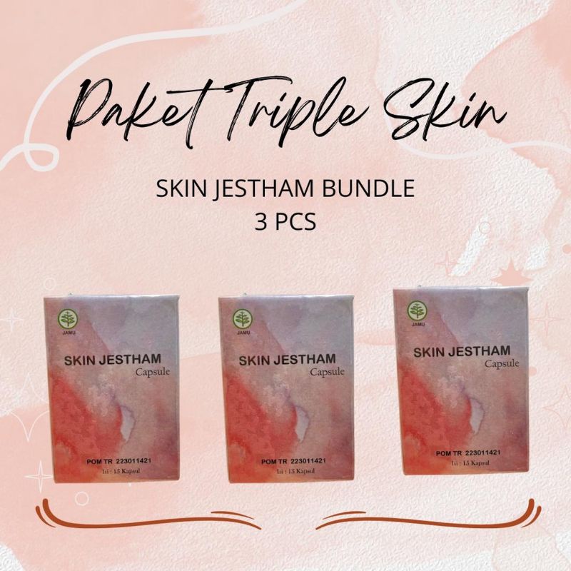 Jual READY !! jestham whitening kapsul (4x memutihkan)/ jestham triple ...