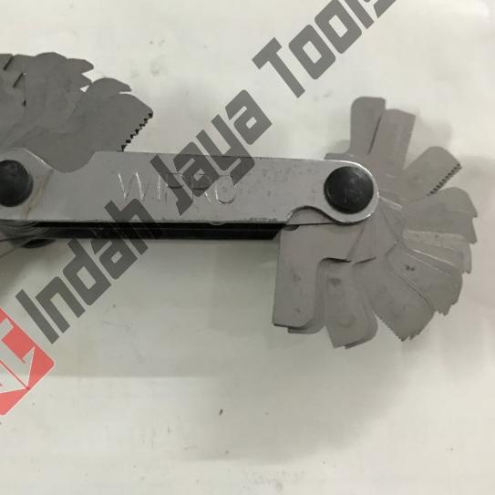 Jual Mal Ulir / Mal Drat / Thread Screw Pitch Gauge Wipro | Shopee ...