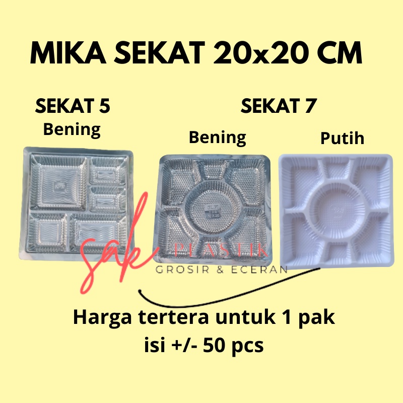Jual Mika Plastik Sekat 5 l Sekat 7 Alas Dalaman Nasi Box Ukuran 20x20 ... Jual Mika Plastik Sekat 5 l Sekat 7 Alas Dalaman Nasi Box Ukuran 20x20 ...