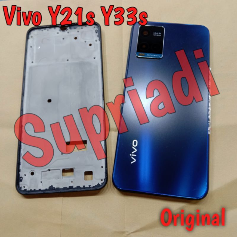 Jual Housing fullset Vivo Y21s Y33s Frame lcd Bazel Backdoor Back ...