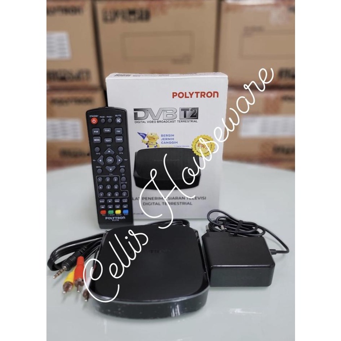 Jual Polytron Set Top Box PDV 700 T2 Alat Siaran Digital TV Full HD STB ...