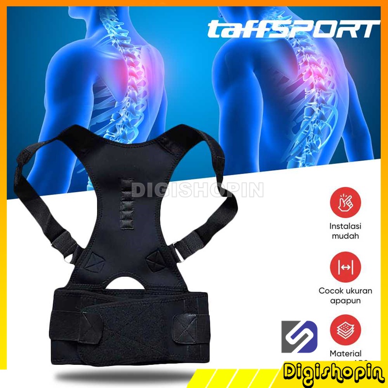 Jual Sabuk Pembentuk Tubuh Anti Bungkuk Sabuk Badan Tegap Belt Magnetic ...