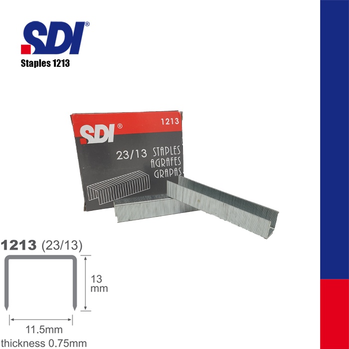 Jual SDI Staples 23/13 / Isi staples 1213 1 box | Shopee Indonesia