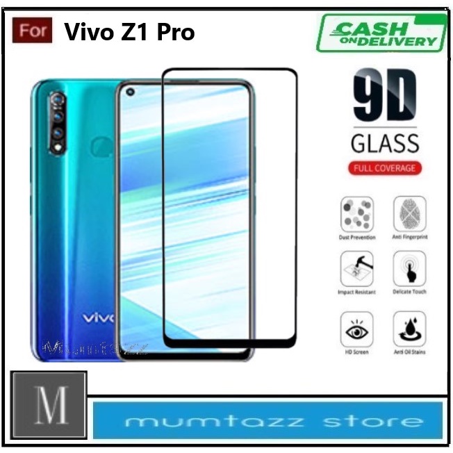 Jual Tempered Glass Warna Hp Vivo Z1 Pro Anti Gores Kaca Full Layar Full Glue Skin Protector ...