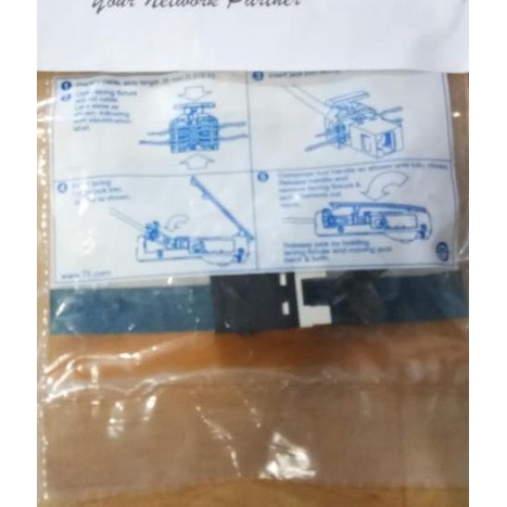 Jual AMP Modular Jack Cat 6 / cat6 Black Original / COMMSCOPE | Shopee ...