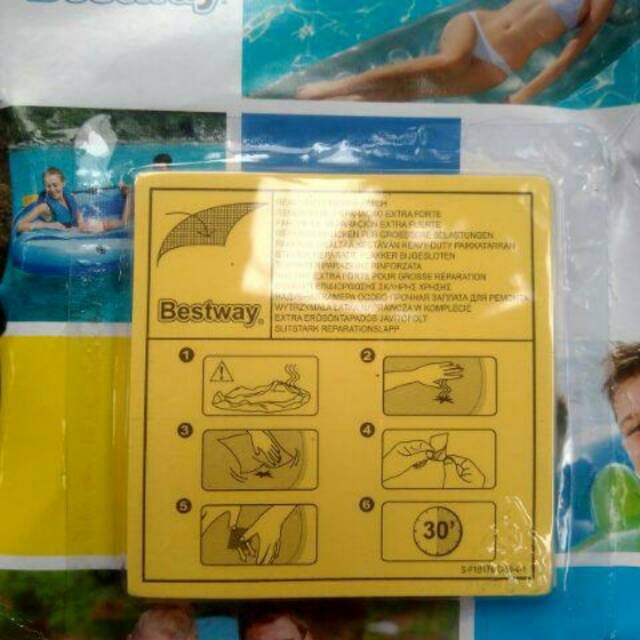 Jual Lem Tempel Penambal / Repair Kit Patch Bestway 62068 | Shopee ...