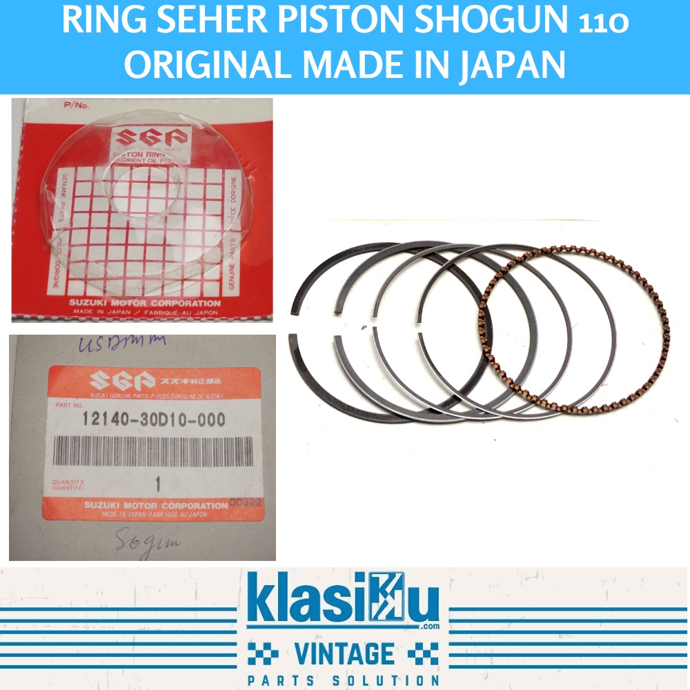 Jual Ring Seher Piston Shogun 110 Original Oversize Std Made In Japan ...