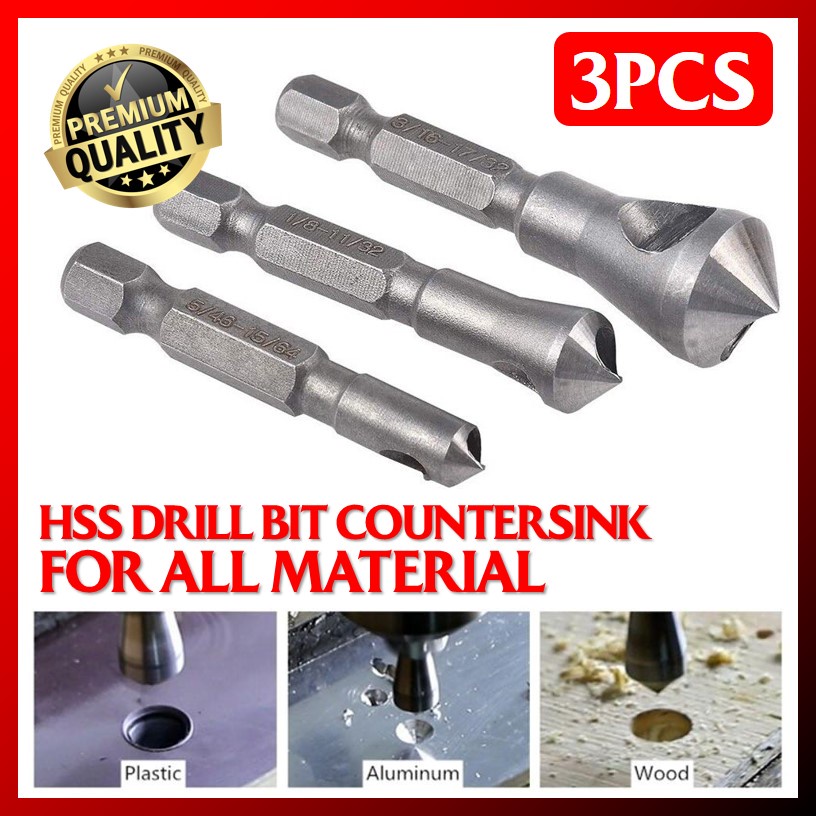 Jual BABYBOZ - JIGONG MATA BOR PREMIUM DRILL BIT COUNTERSINK 3PCS 6 ... Jual BABYBOZ - JIGONG MATA BOR PREMIUM DRILL BIT COUNTERSINK 3PCS 6 ...