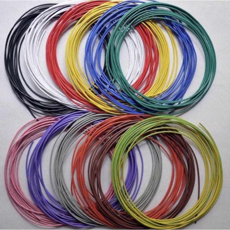 Jual Kabel AWG 26 serabut tembaga putih eceran 1 meter | Shopee Indonesia