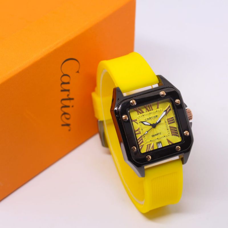 Jual paket box exclusive jam tangan wanita / cewek catir segi lurus ...