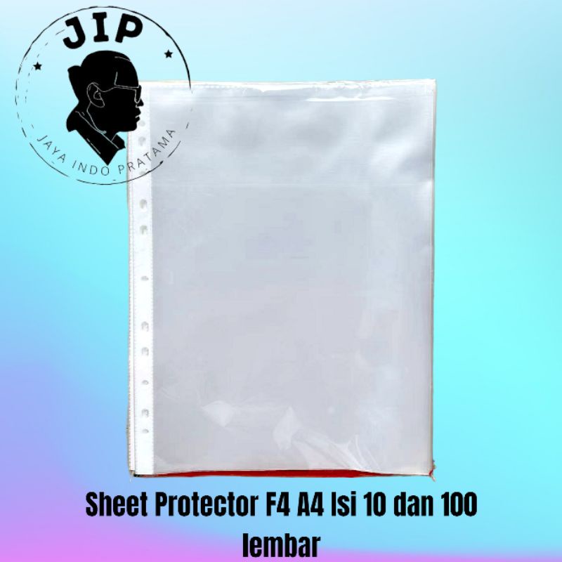 Jual IMCO Sheet Protector F4 A4 Pocket PP File Clear Sheet Tebal 0.6 ...