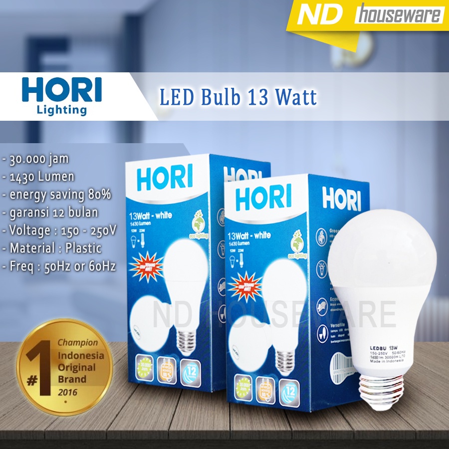 Jual Hori Led 13 Watt | Shopee Indonesia