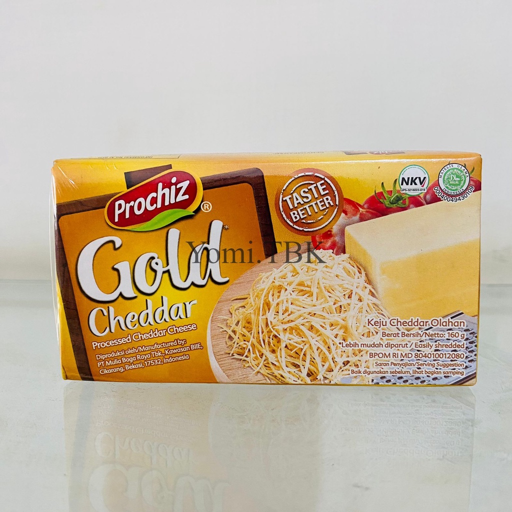 Jual PROCHIZ Gold Cheddar/Keju Cheddar Balok/Keju Balok/Prochis Gold ...