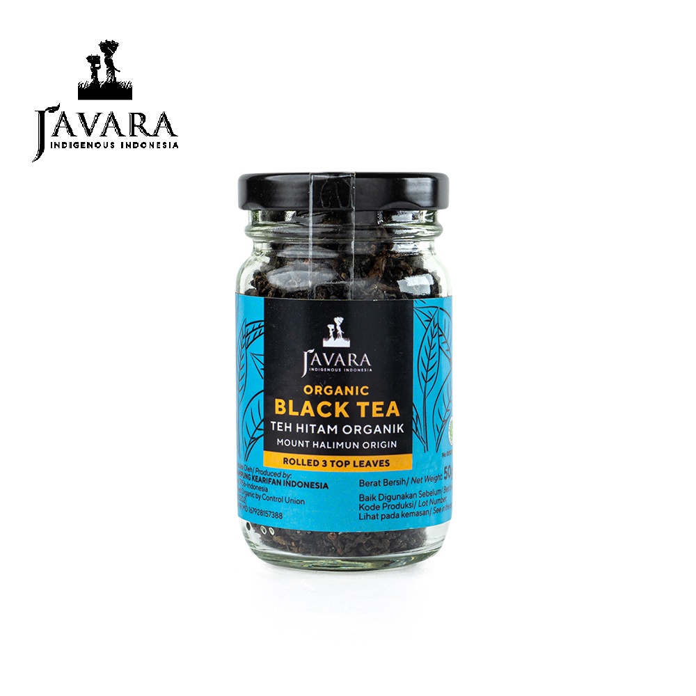 Jual Javara Teh Hitam Organik - Organic Black Tea Jar 50 gr | Shopee ...