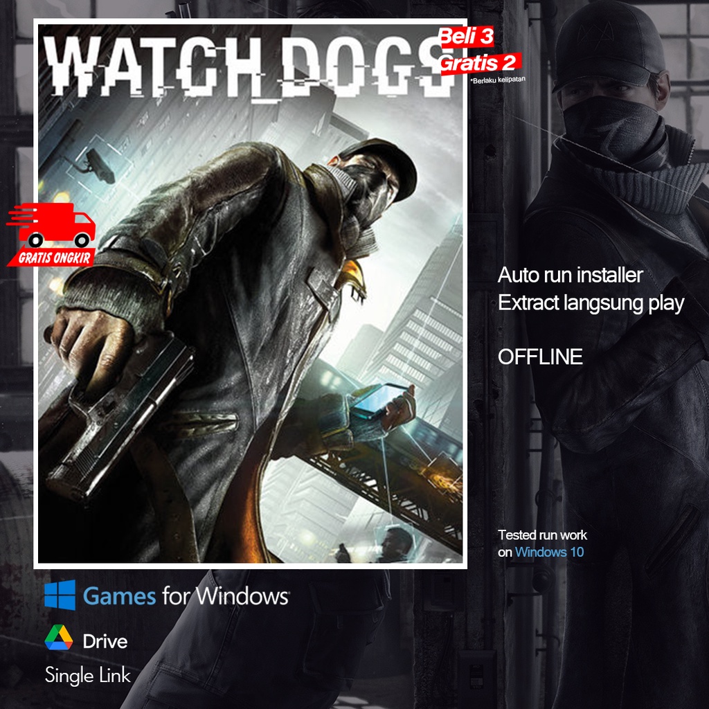 Jual Watch Dogs - Game PC Action Adventure | Shopee Indonesia