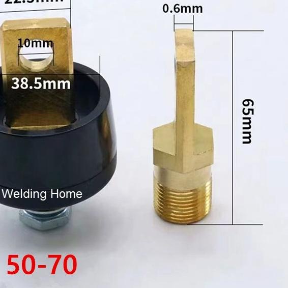 Jual Front Panel Quick Socket DKJ 35-50 50-70 Konektor Kabel Las Female ...