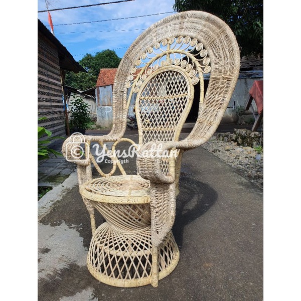 Jual peacocok Rattan Tango, kursi raja Rotan, kursi merak rotan (Nad018 ...