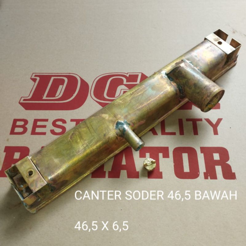 Jual (COD) Lower Tank CANTER SODER P46,5 Tangki Radiator Kuningan Bawah ...