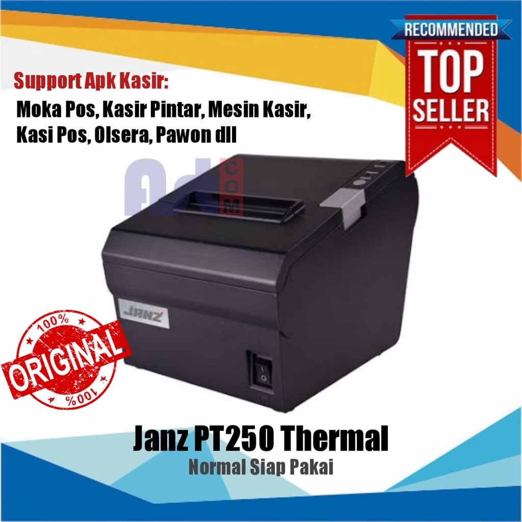 Jual PRINTER KASIR THERMAL JANZ PT250 | Shopee Indonesia