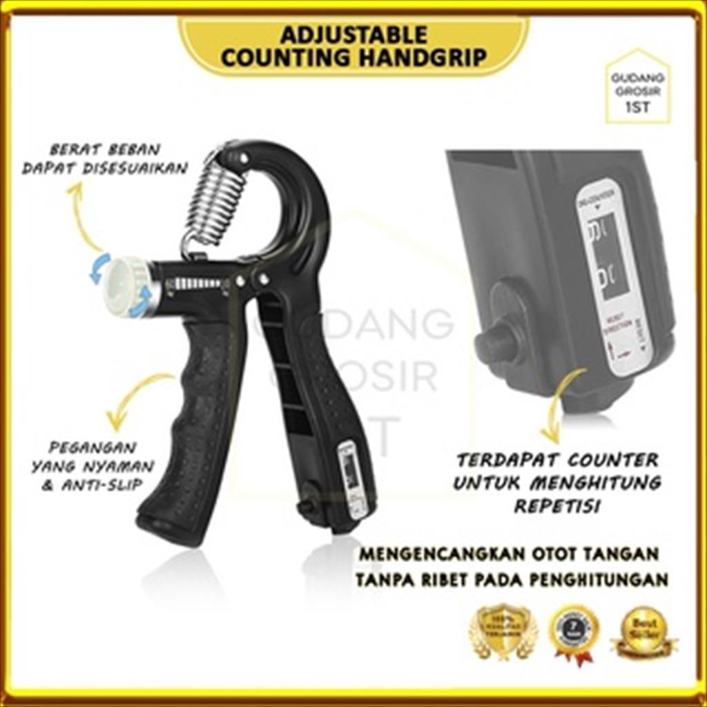 Jual Alat Olahraga Otot Lengan Tangan Hand Grip Portable Auto Hitung ...