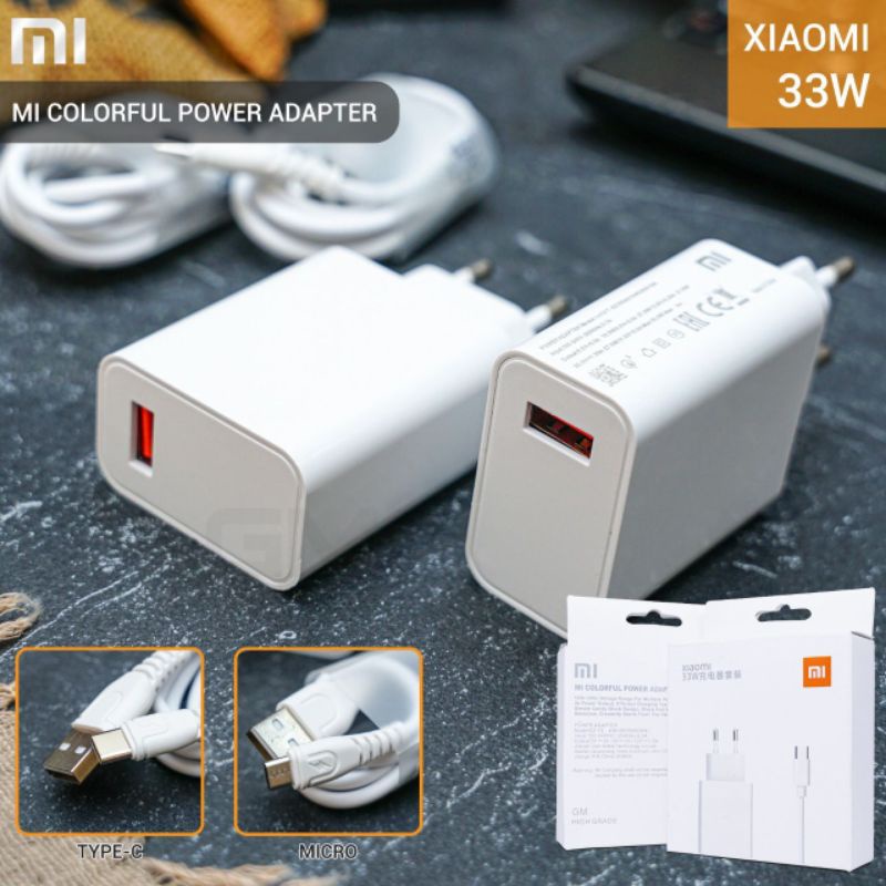 Jual 33watt TURBO - charger casan TYPE C - Xiaomi Note 10 Pro - xiaomi ...