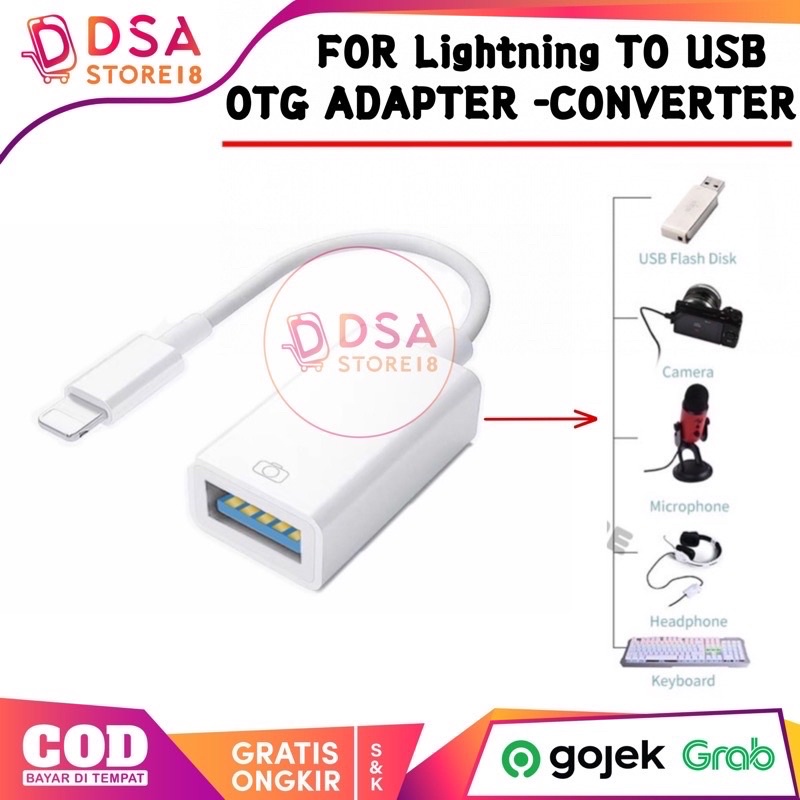 Jual OTG Adapter - Converter Android Audio Jack Port 3.5 Sambungan ...