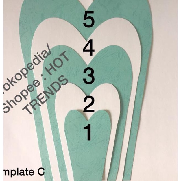 Jual Template Pola Paper Flower C | Shopee Indonesia
